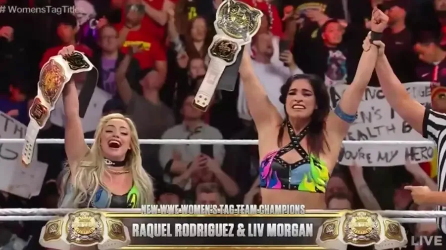 Liv Morgan, Raquel Rodriguez Win Women's Tag Team Titles On WWE Raw
